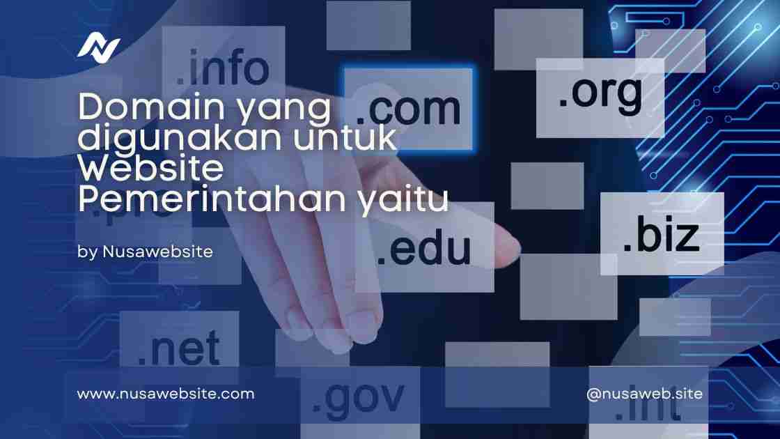 15 Point Pilihan Domain untuk Website Pemerintahan
